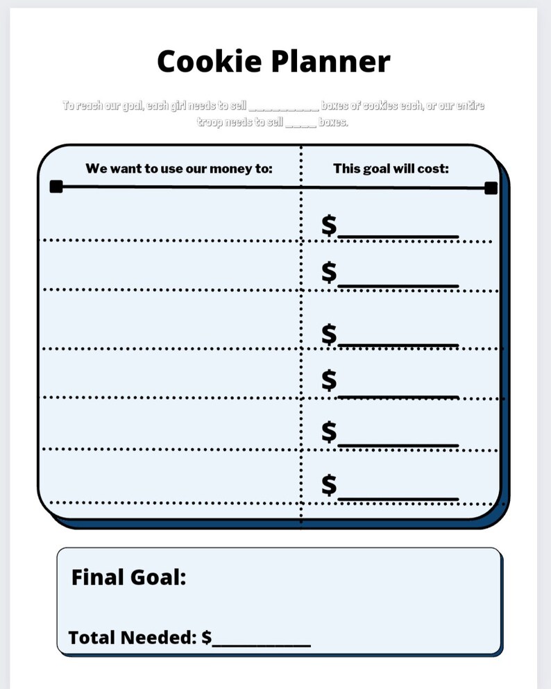 Girl Scouts, Let's Learn and Plan Cookie Season Packet- 2023 With New ...