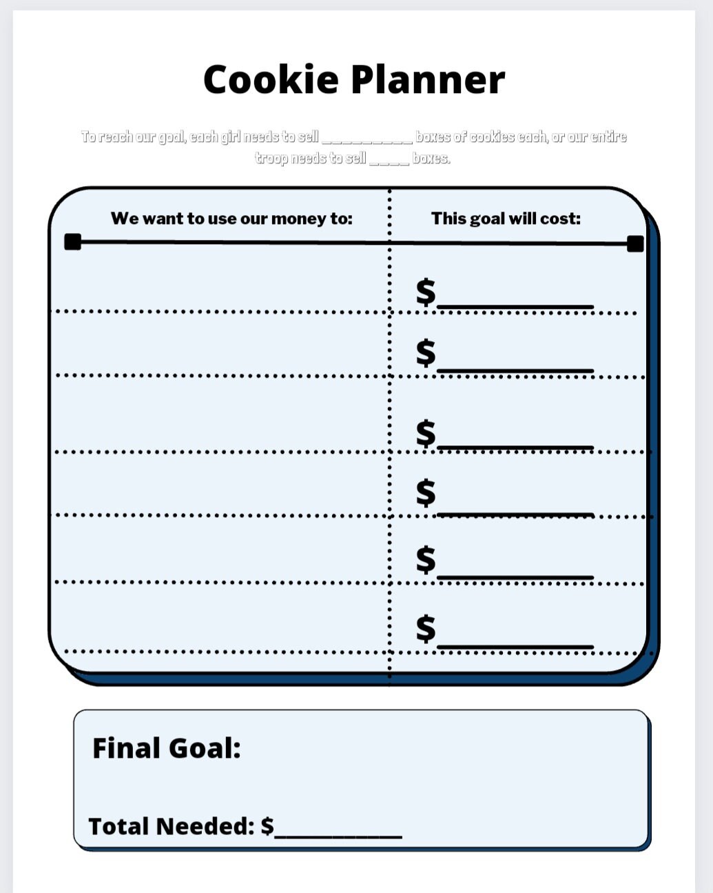 Girl Scouts, Let's Learn and Plan Cookie Season Packet- 2023 With New ...