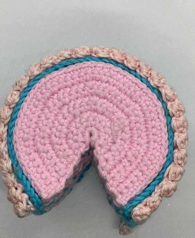 Beautiful Crochet Blue Raspberry Cake * Lovely Decor , Pin Cushion , or ...