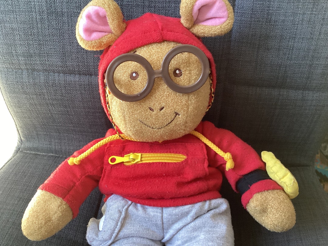 Vintage Adorable 15 Inch Plush Arthur Aardvark Dress Me, Dress up Doll ...