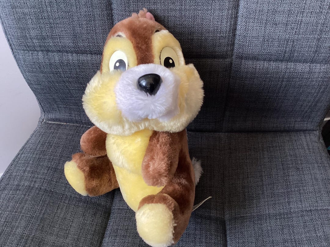 Vintage Adorable Disney Store 9 Inch Plush Chip Chipmunk, Chip N Dale ...