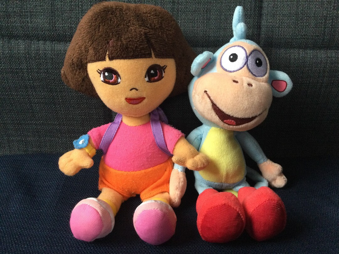 Vintage TY Beanie Baby Dora the Explorer With Boots Monkey - Etsy