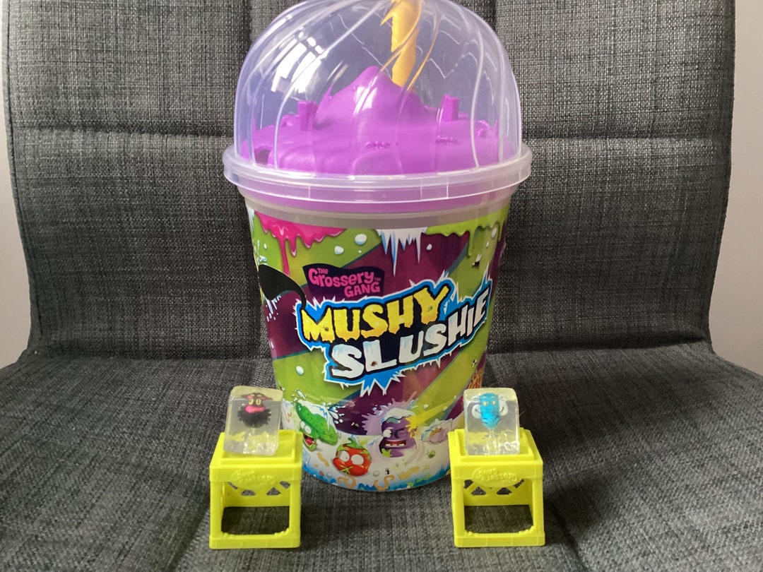 Retired Moose Grossery Gang Mushy Slushie Cup With Straw, Two Infected ...