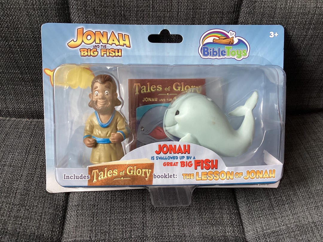 Retired NRFB Bible Toys Jonah and the Big Fish Action Figure Set, New ...