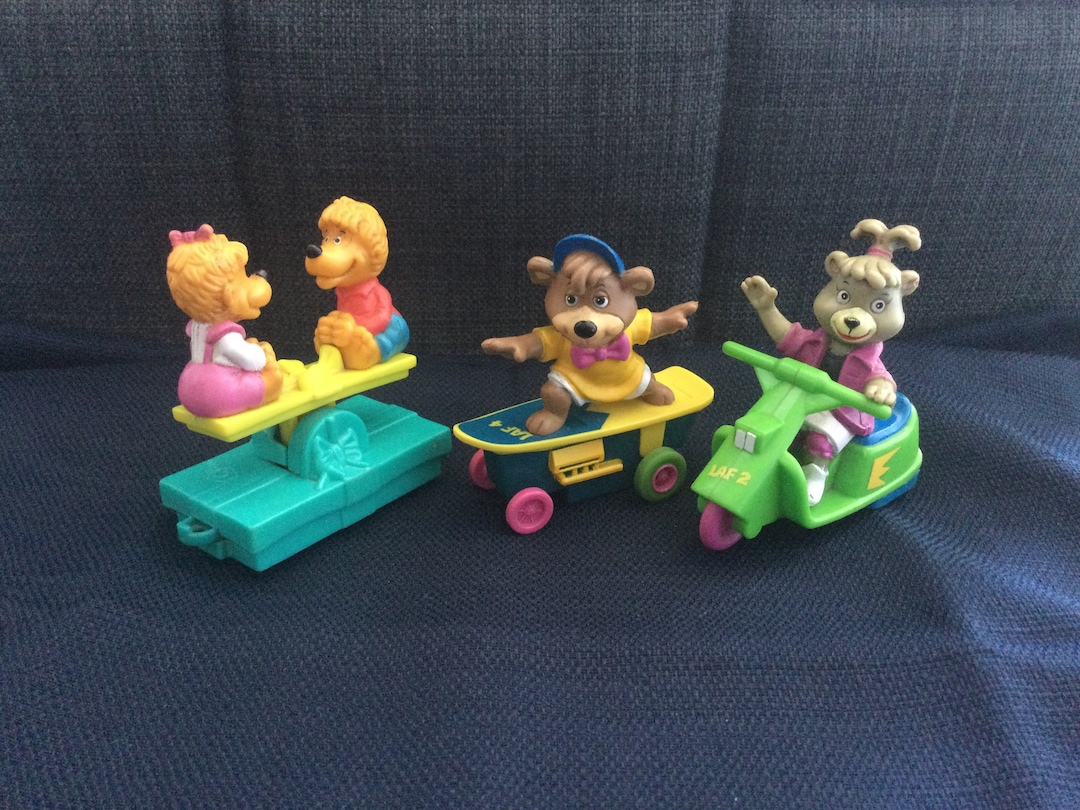 Vintage Collection of Fast Food Bears Figures, Berenstein and Yogi - Etsy
