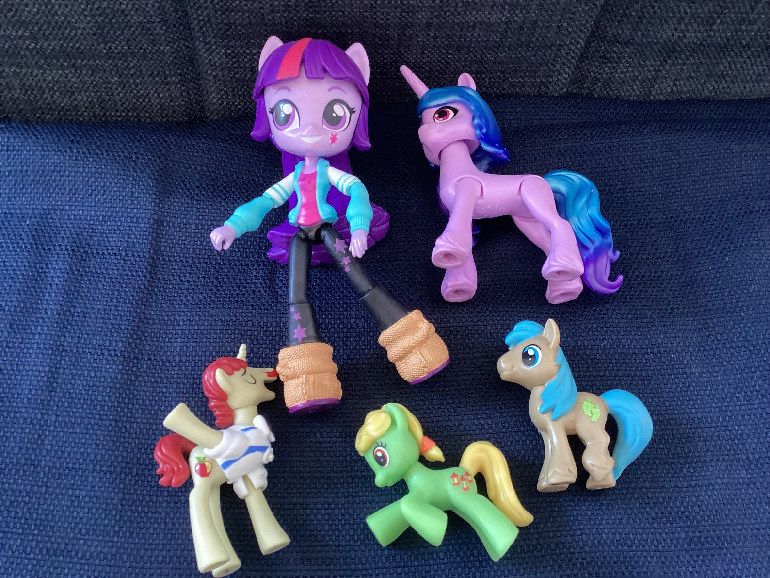 My Little Pony MLP 5 “ Posable Purple Equestrian Doll With Mix and ...