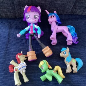 My Little Pony MLP 5 “ Posable Purple Equestrian Doll With Mix and ...