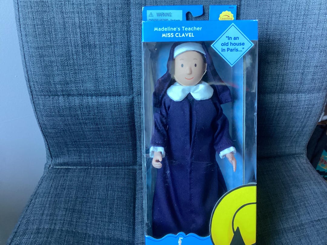 Vintage Eden Posable Miss Clavel Nun Madeline Doll NIB, NRFB, Nun's ...