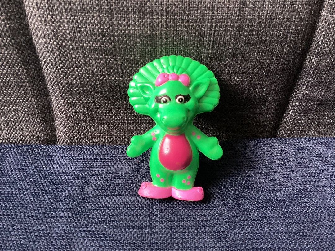 Vintage Hard Plastic Barney Dinosaur Baby Bop Play Figure or Cake ...
