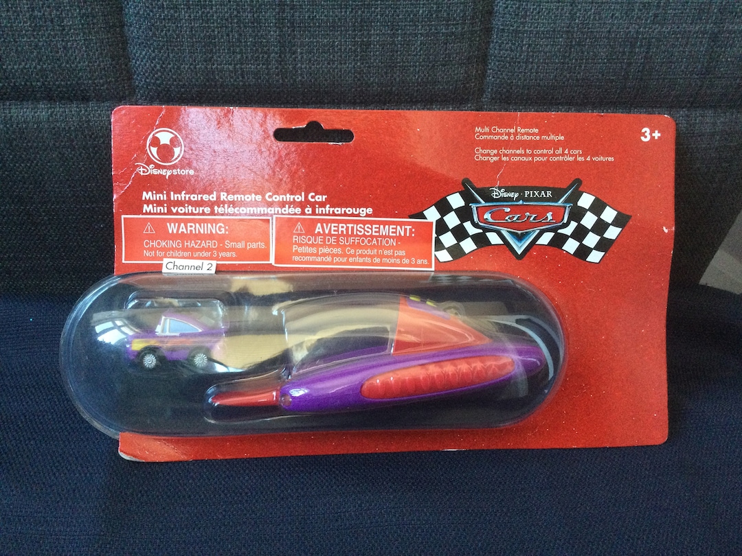 Vintage Disney Pixar Cars Movie Mini Infrared Remote Control Car, NIB ...