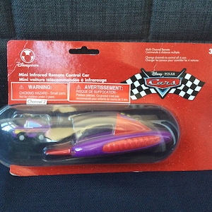 Vintage Disney Pixar Cars Movie Mini Infrared Remote Control Car, NIB ...