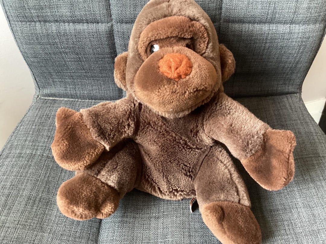 Vintage Heritage Collection Ganz Bros Brown Gorilla Hand Puppet - Etsy