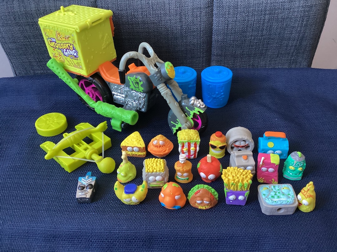 Retired Moose Grossery Gang Putrid Power Motorcycle Bike With 20 ...