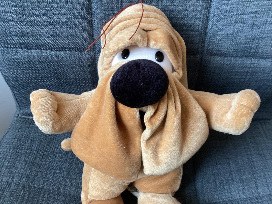 Vintage 80s Pajamas World’s Laziest Dog, Heavy Bean Bag Plushie, About ...