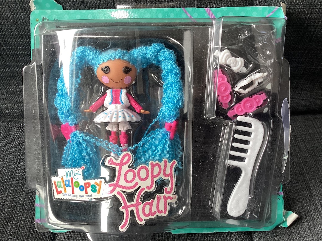 Retired Adorable Lalaloopsy Loopy Hair Mittens Fluff N Stuff Mini Doll ...
