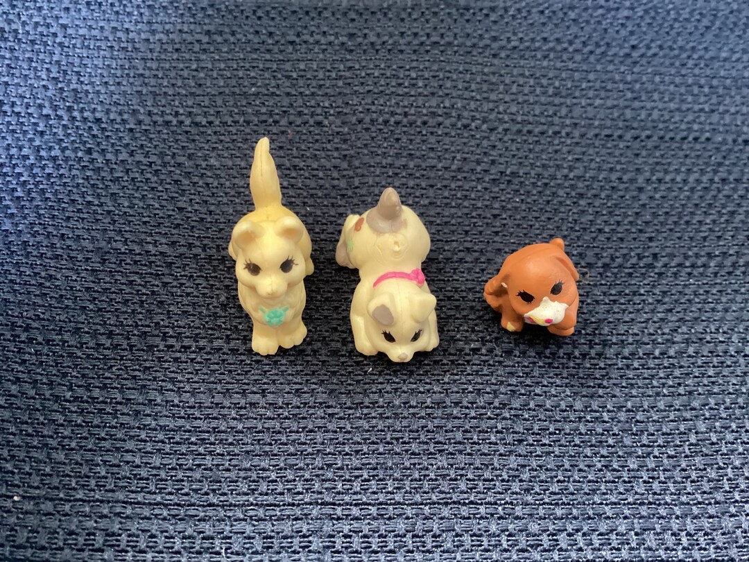 Vintage 90s Littlest Pet Shop LPS Tonka Extra Small Mini Puppies Dogs ...