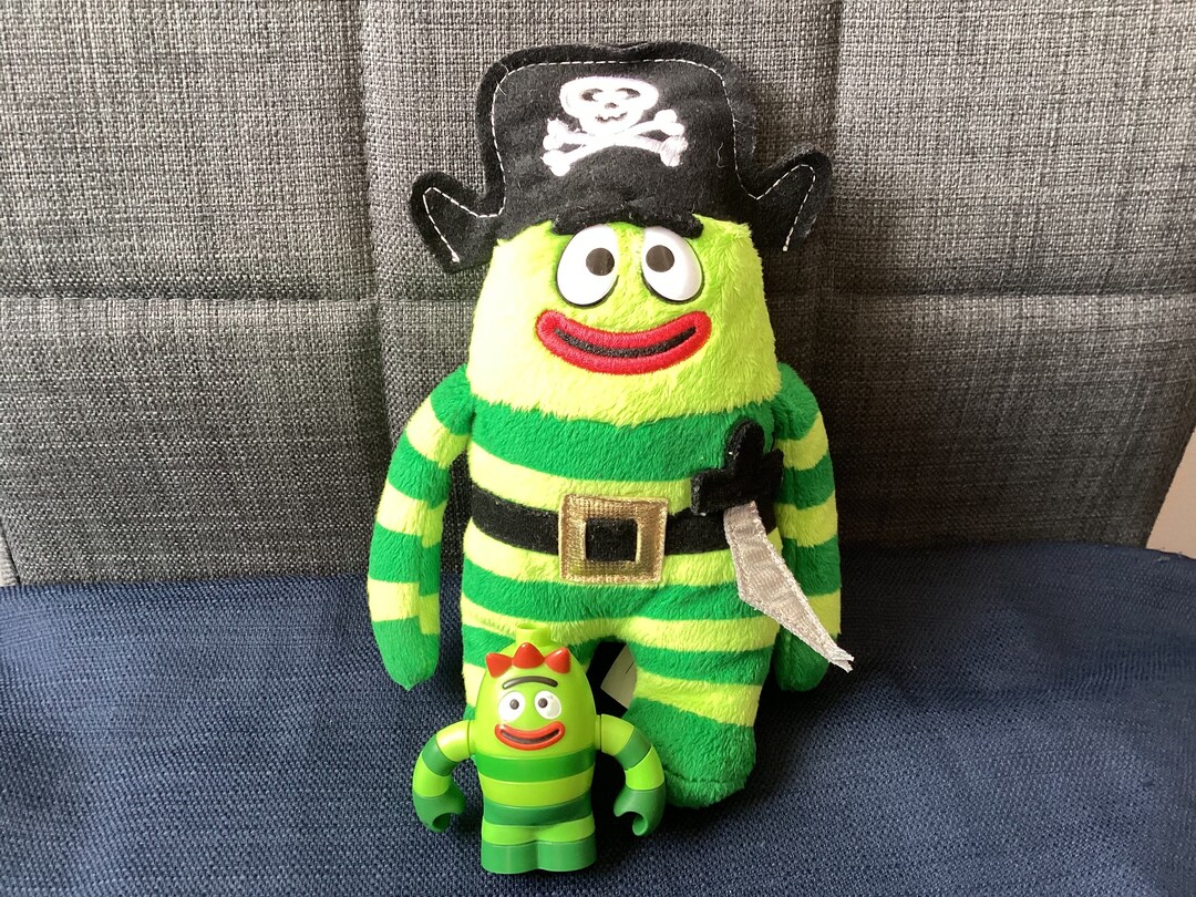 Retired Adorable Yo Gabba Gabba Brobee Plush Pirate With - Etsy