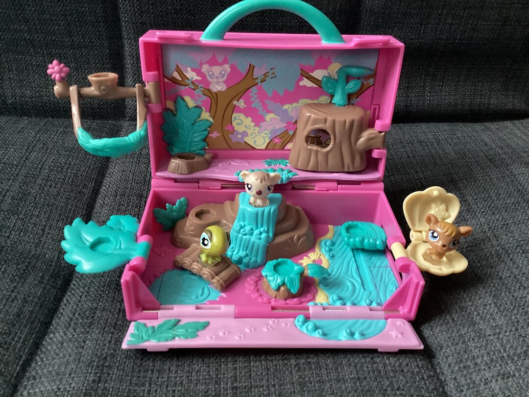 Vintage Littlest Pet Shop LPS Teeniest Tiniest Pink Suitcase Style ...
