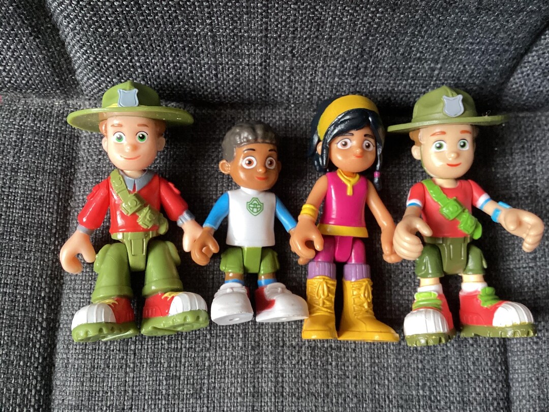 Retired Collection of Very Hard to Find PBS Kids Ranger Rob PVC Figures ...