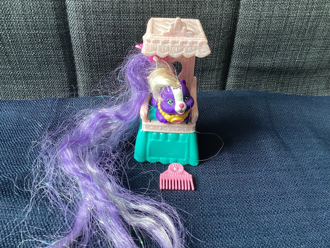 Vintage 90s Littlest Pet Shop LPS Dazzling Hair Poof’n’pretty Skunk ...