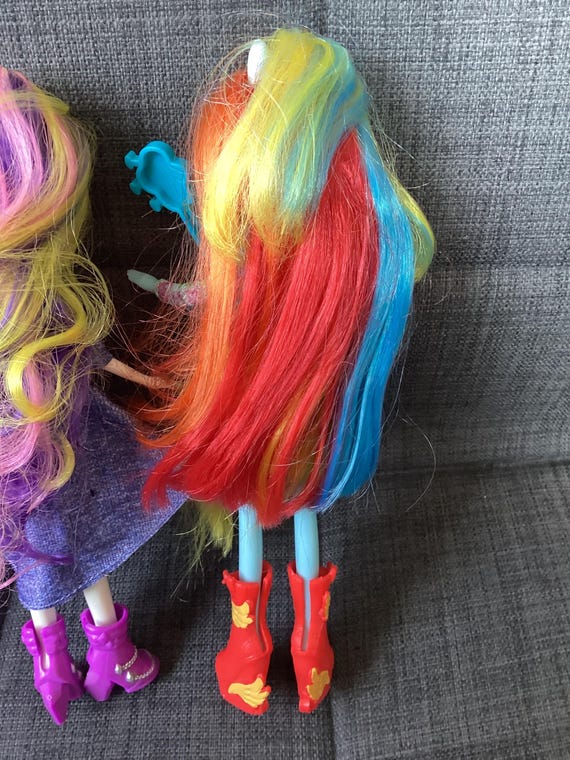 Retired My Little Pony MLP Group of Three Rainbow Roc… - Gem