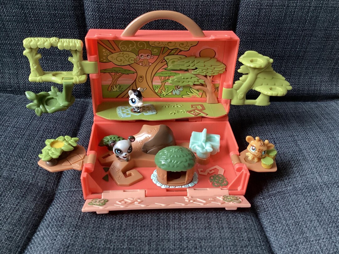 Vintage Littlest Pet Shop LPS Teeniest Tiniest Compact Folding Suitcase ...