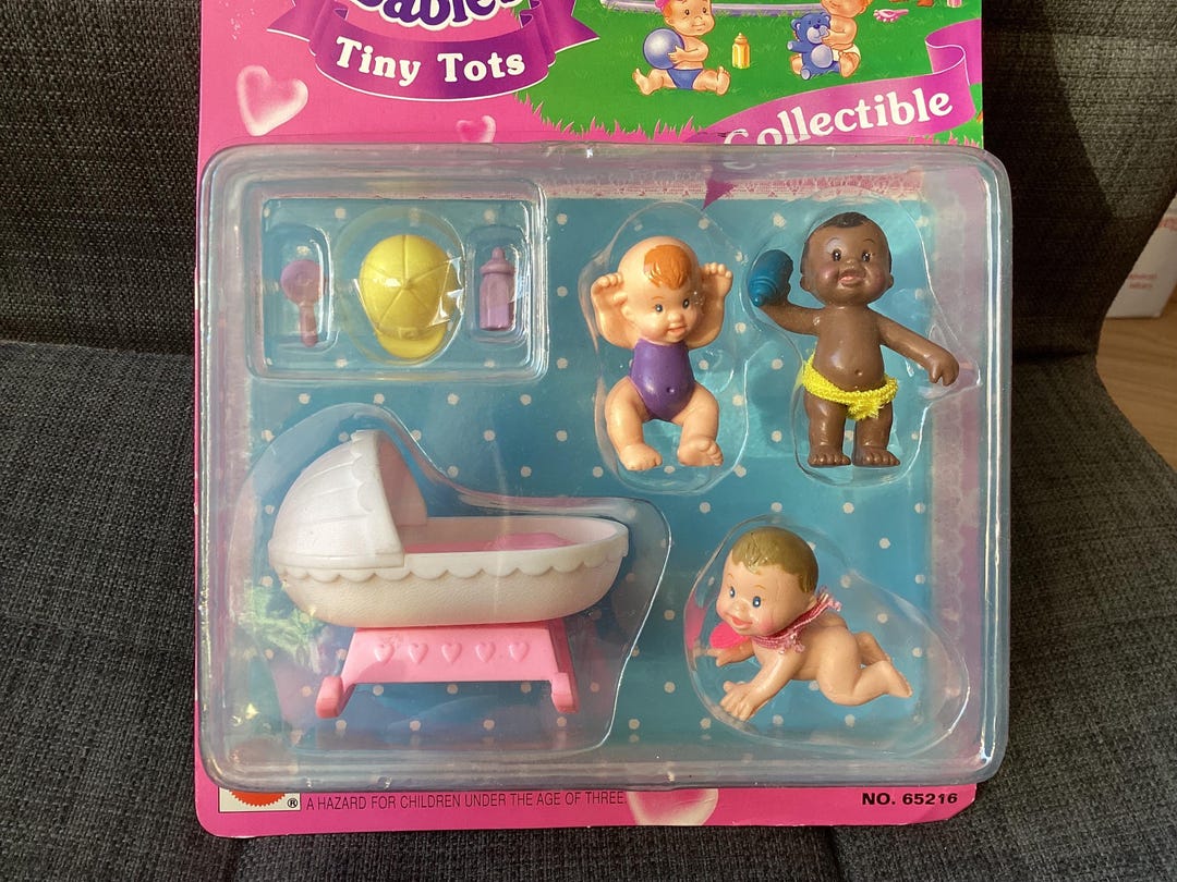 Vintage Mattel Lovable Babies Tiny Tots Set of Three Babies With ...