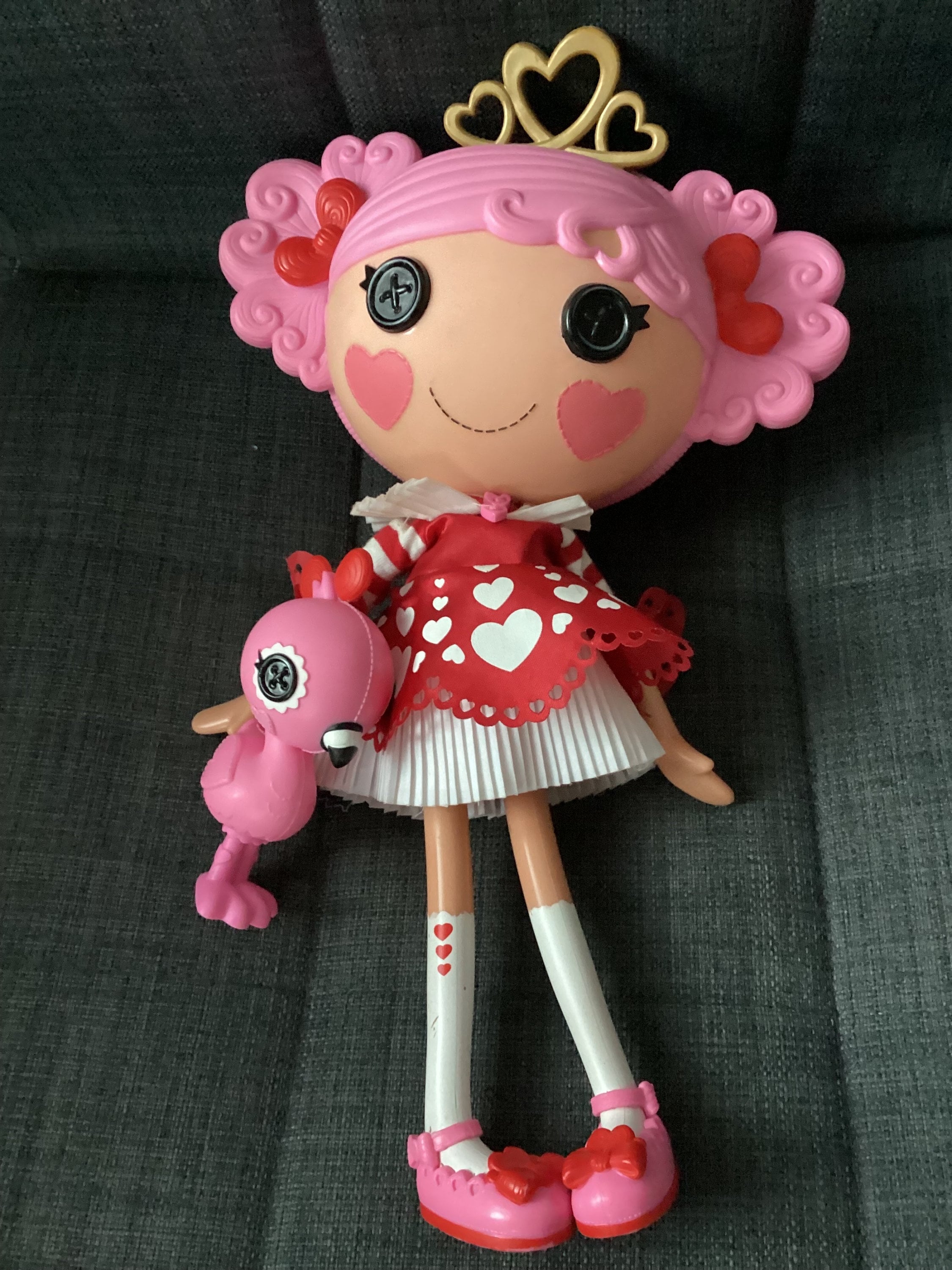 Retired Adorable Lalaloopsy Full Size Queenie Red Heart Doll With Outfit, Shoes and Pet - Etsy