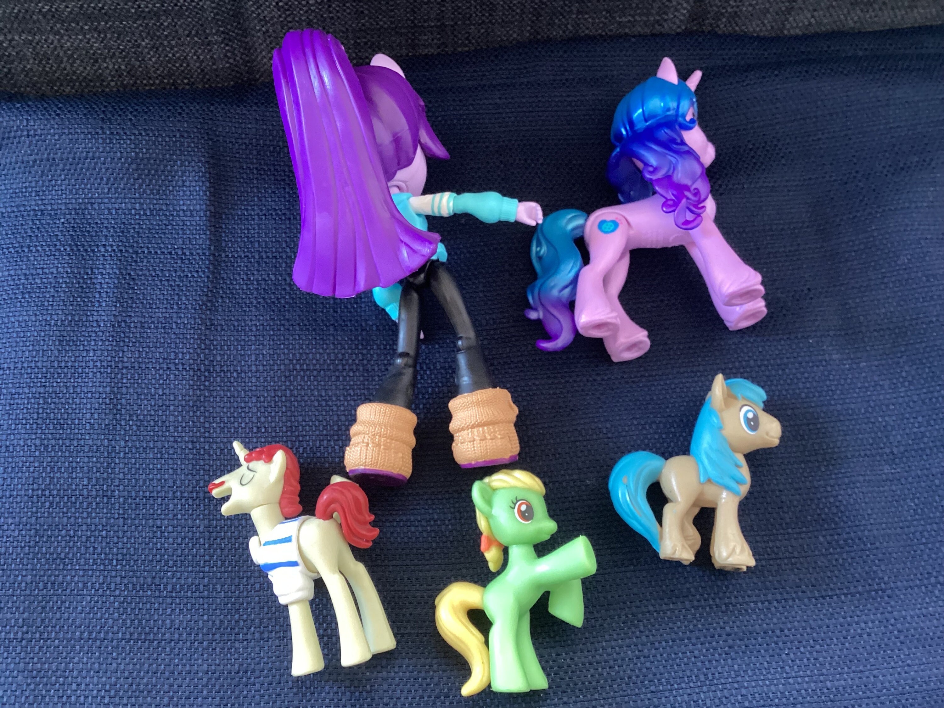 My Little Pony MLP 5 “ Posable Purple Equestrian Doll With Mix and ...