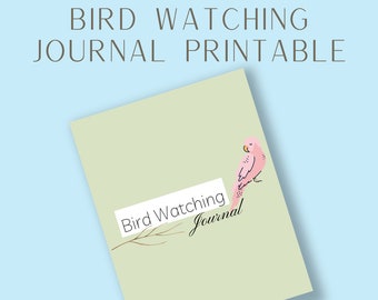 Bird Watching Journal Printable - Etsy