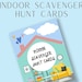 Indoor Scavenger Hunt Cards, Around the House Scavenger Hunt Riddles ...