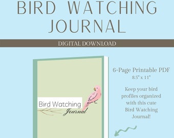 Kids Bird Watching Journal - Etsy
