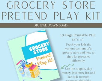 Grocery Store Dramatic Play - Etsy
