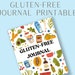 Gluten Free Journal Printable, Food Diary, Food Allergy Tracker, Meal ...
