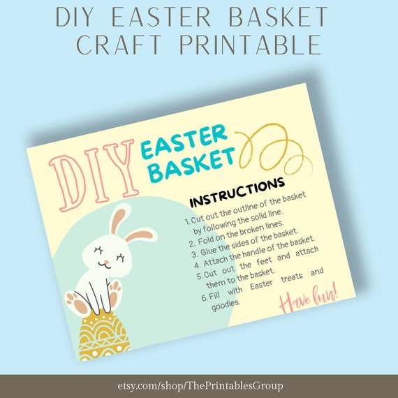 Plantilla De Canasta De Pascua