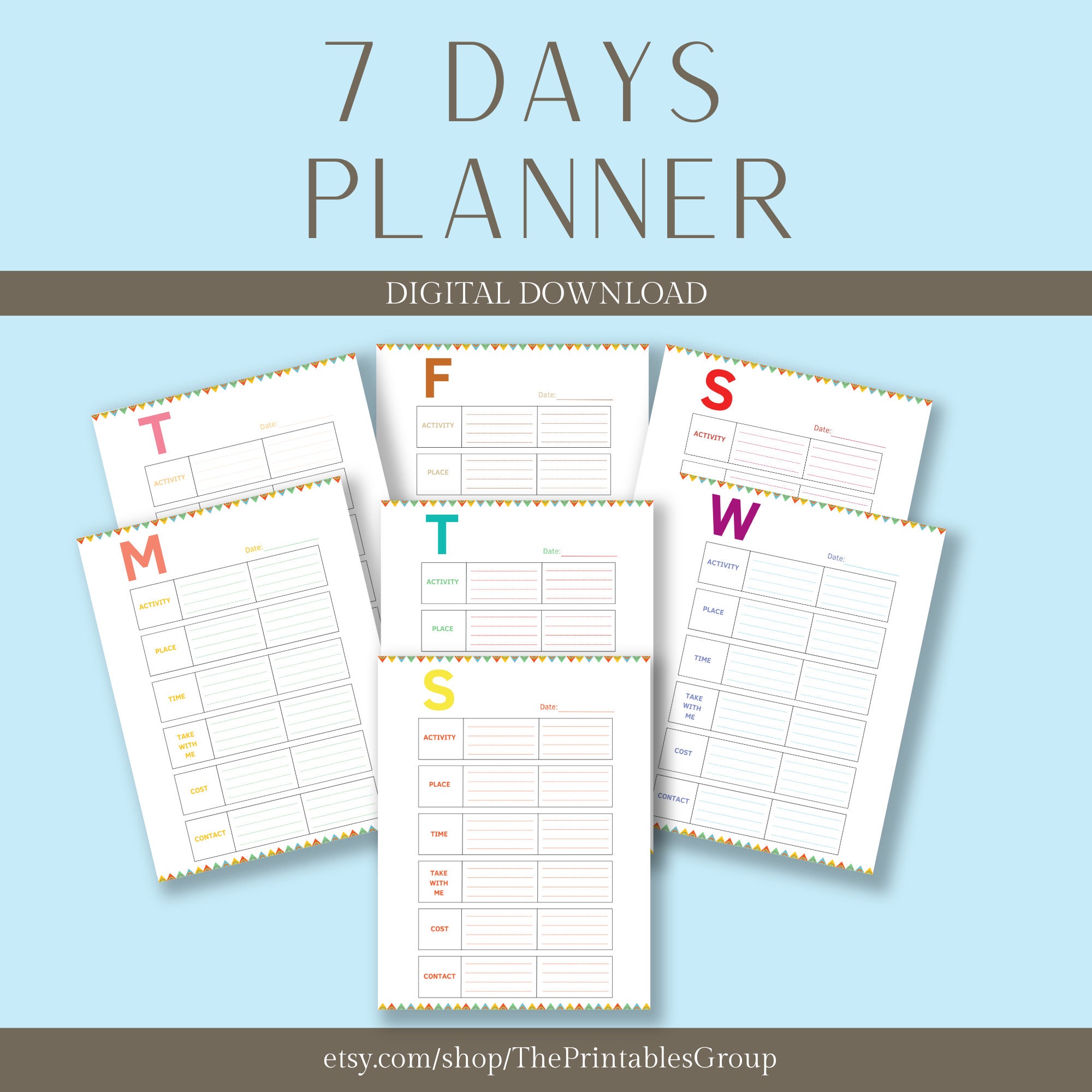 Ultimate Spring Holiday Planner With To-do List and Daily Schedule ...