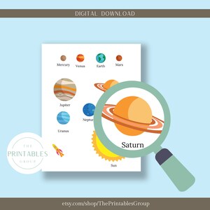 Solar System Pop-up Mini Diorama Printable Science Craft Popup Diorama ...