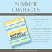 Summer Charades Printable Bundle, Printable Charades for Kids and ...