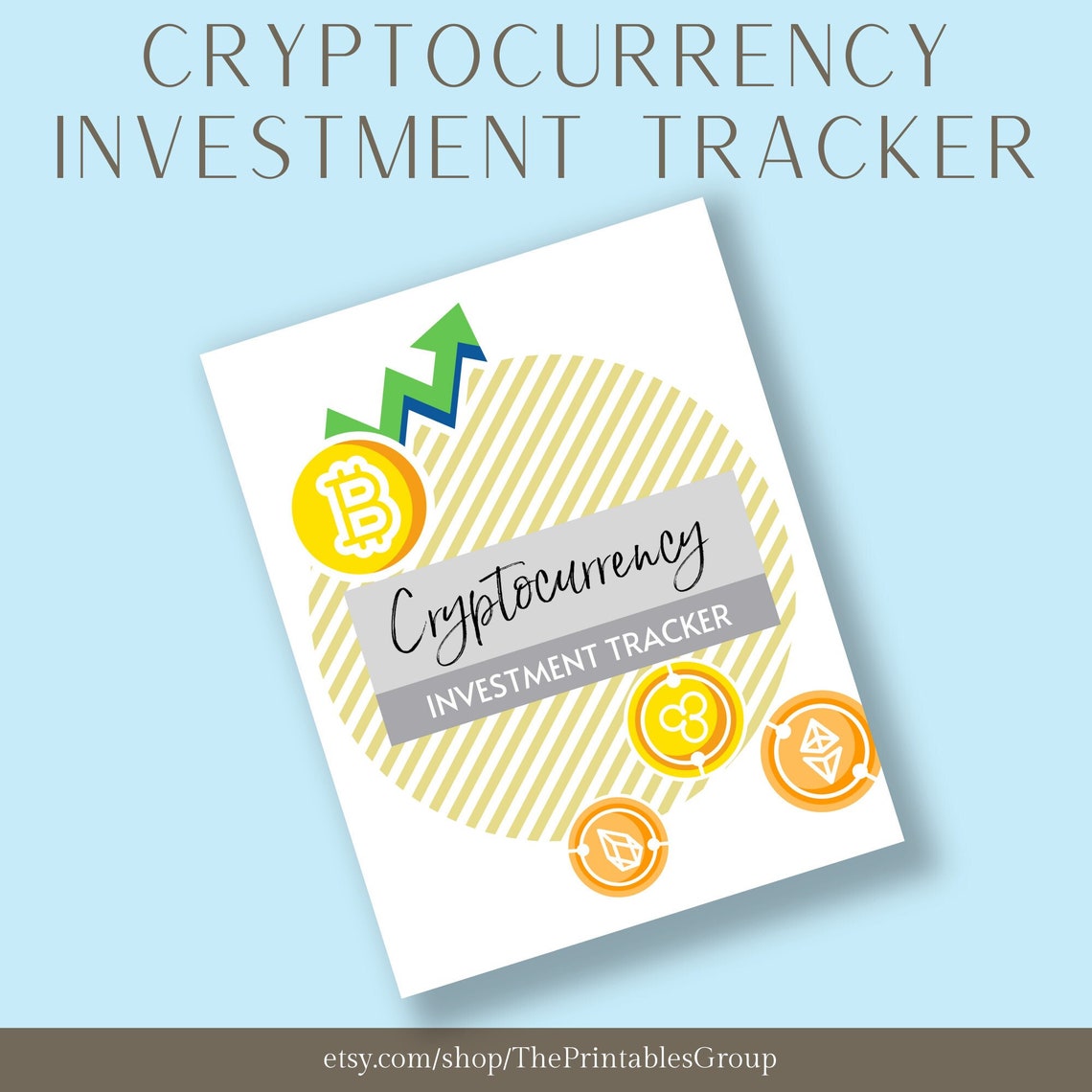 Cryptocurrency Investment Tracker Printable | Crypto Portfolio ...
