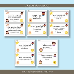 Emotions Social Story Kit Printable | Feelings Flashcards | Emotion ...