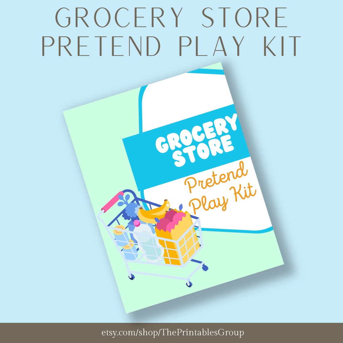 Grocery Store Pretend Play Printables, Grocery Shop Kit Dramatic Play ...
