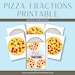 Pizza Fractions Printable | Basic Fraction Worksheets | Fun Math ...