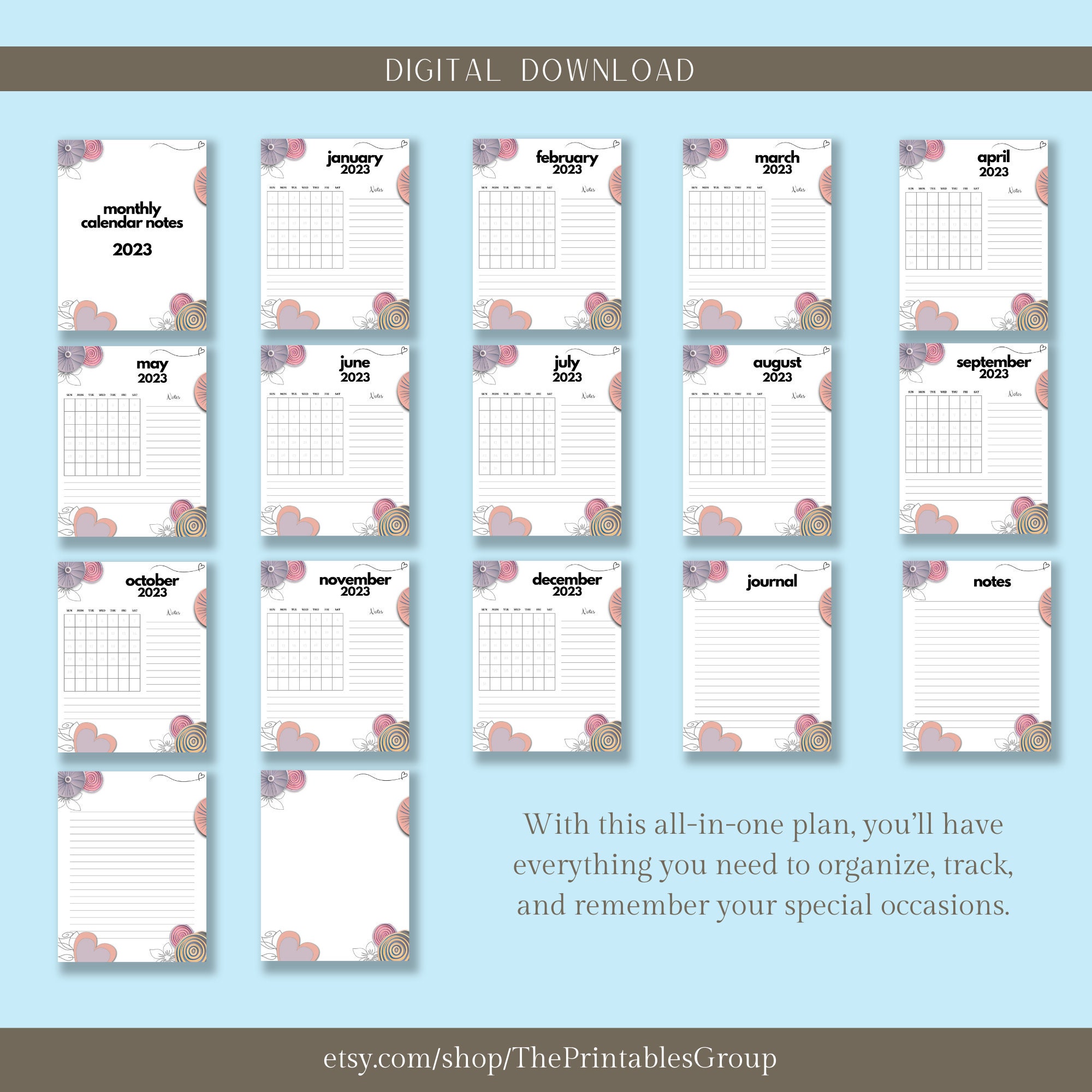 Ultimate Valentine Planner Printable | Anniversary Date Planner, 2023 ...