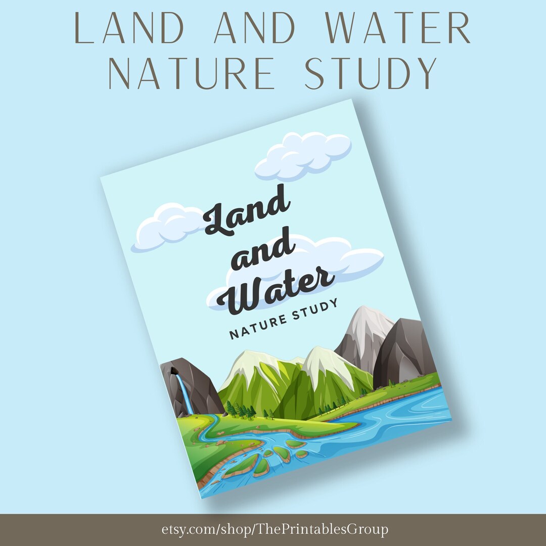 Land and Water Nature Study Printable | Landforms and Bodies of Water ...