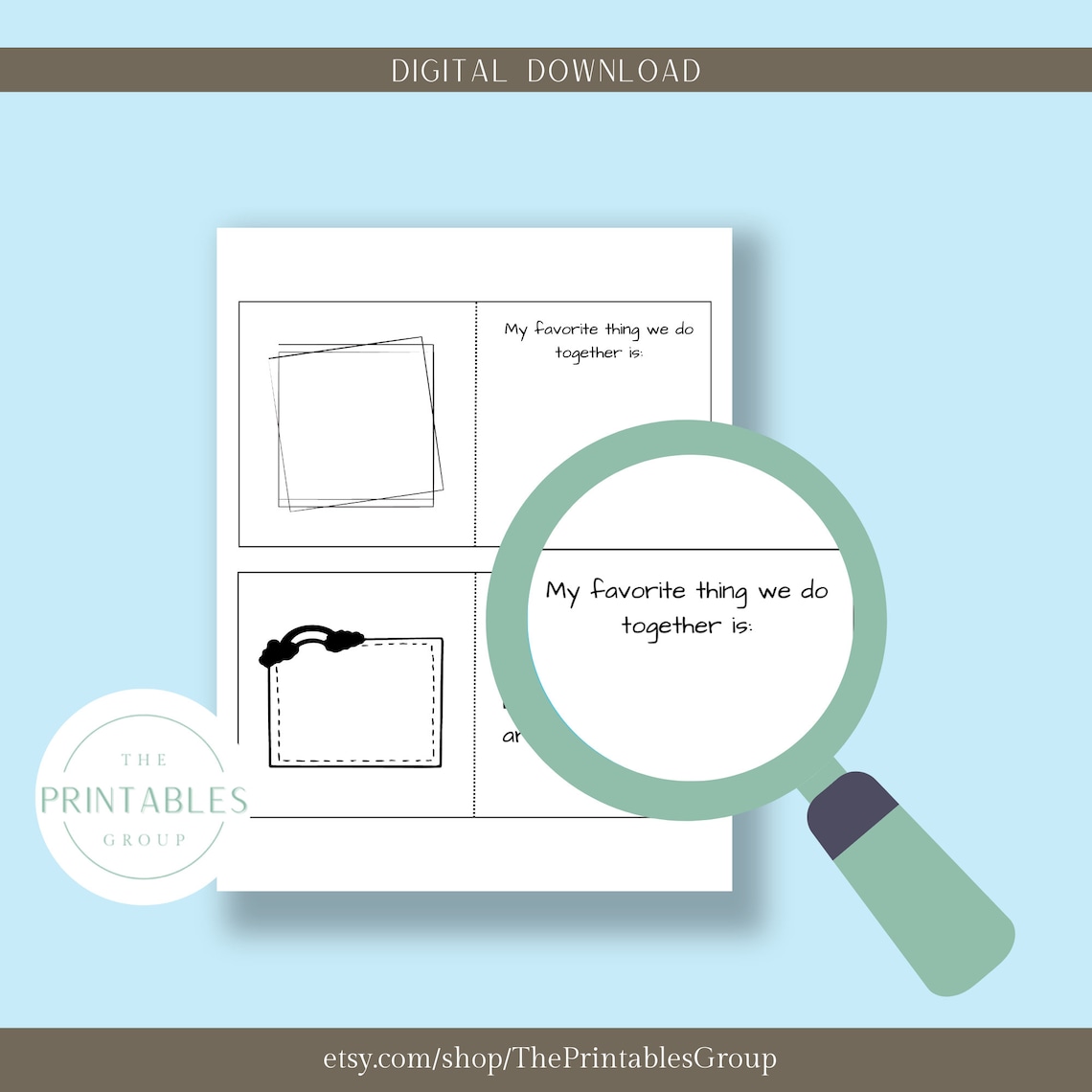 Father’s Day Booklet Printable, Fathers Day Keepsake Book, All About ...