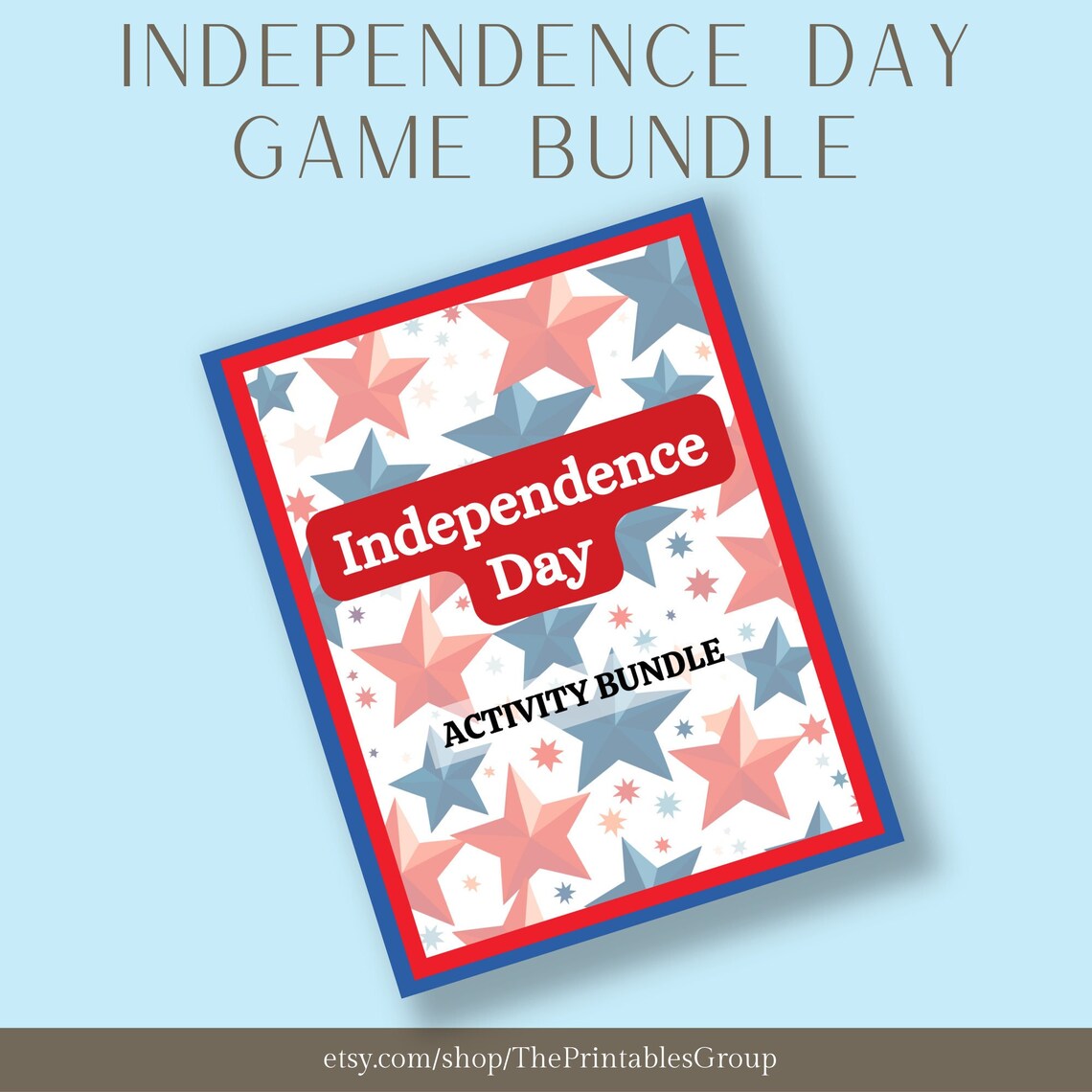 Independence Day Game Bundle Printable 4th of July Games - Etsy