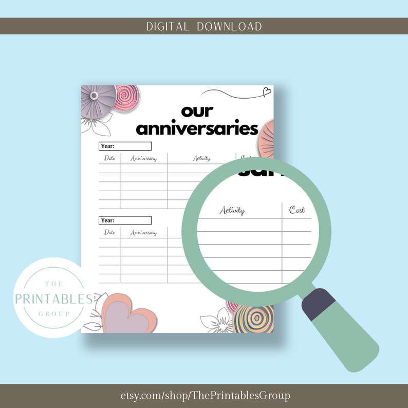 Ultimate Valentine Planner Printable | Anniversary Date Planner, 2023 ...