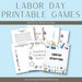 Labor Day Activity Pack Printable, Labor Day Printable Activities ...