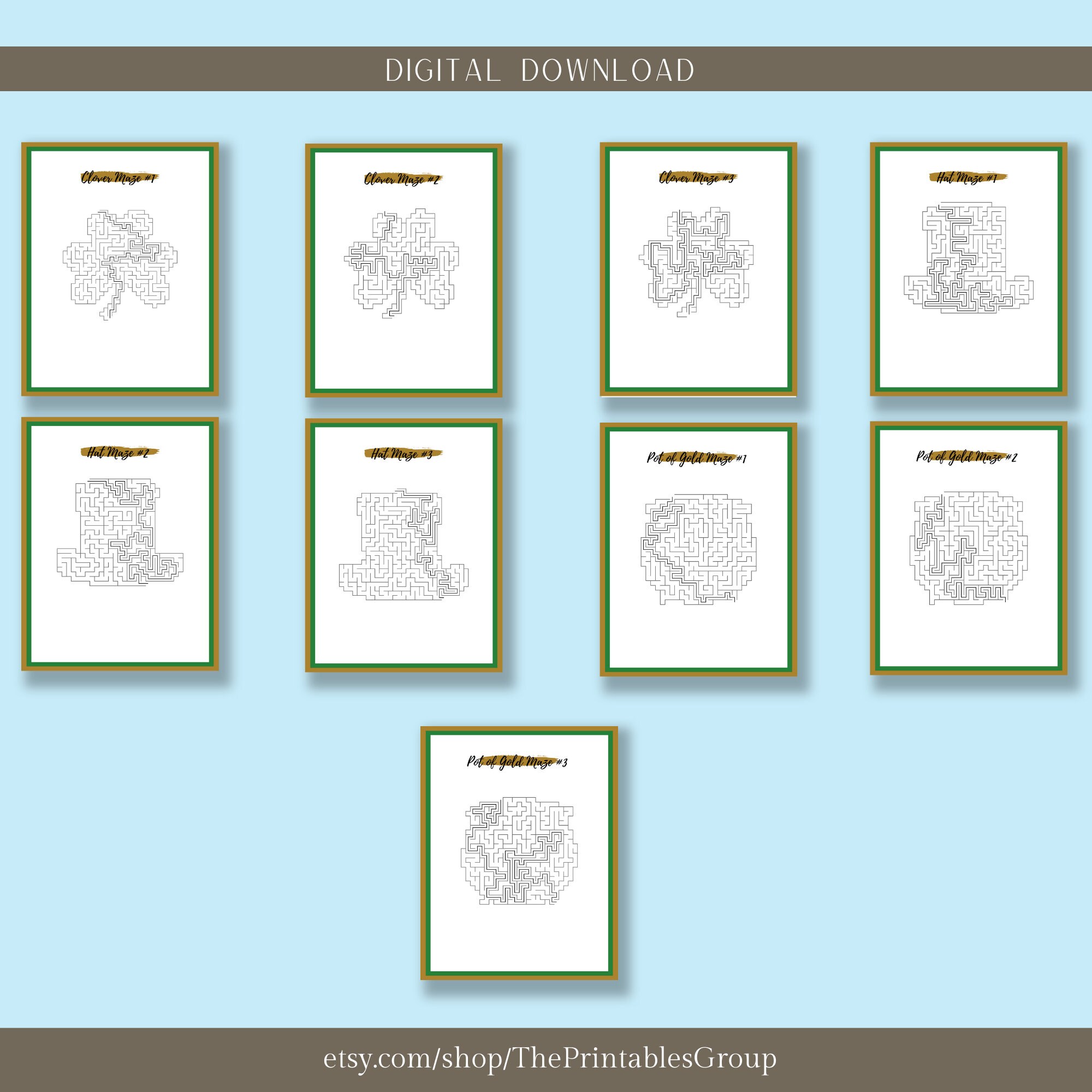 Ultimate St. Patrick's Day Activity Bundle Printable Saint Patricks Day ...
