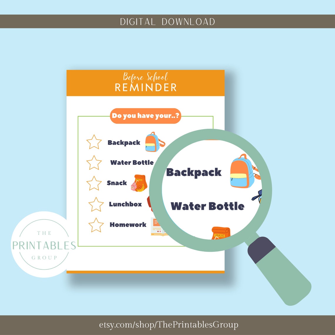 School Planner Printable, School Organization Journal, Student Planner ...